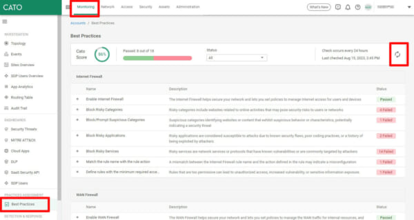Catoクラウドの新機能 "Best Practices" – TechHarmony