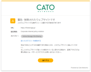 Cato経由でのWebサイト接続のトラブル例とその対処法 – TechHarmony