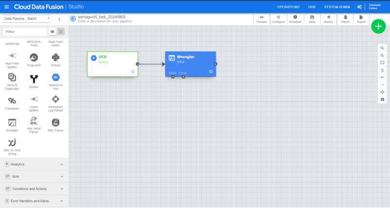 【GCP】Data FusionでWranglerを柔軟に使い倒す – TechHarmony