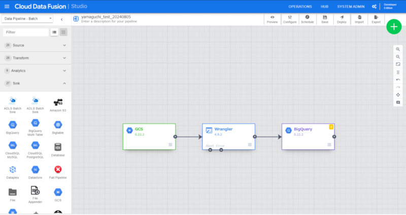 【GCP】Data FusionでWranglerを柔軟に使い倒す – TechHarmony
