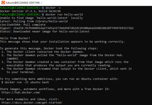 EC2（Windows）ベアメタルインスタンスにDockerをインストールする – TechHarmony