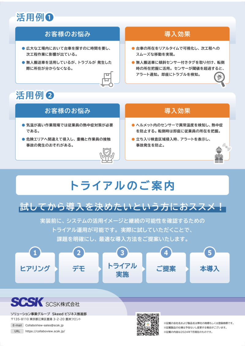 CEATEC 2024 の SCSK ブースをご紹介！ （製造現場デジタル化：Duetics） – TechHarmony